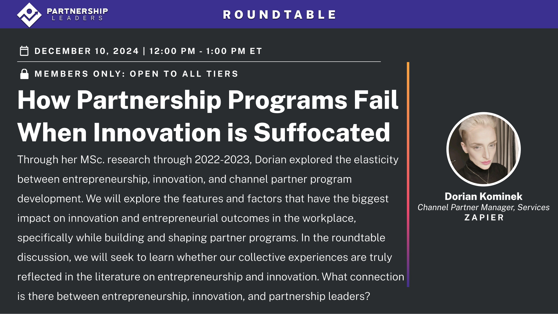 Partnership Leaders: How Partnership Programs Fail When Innovation is Suffocated